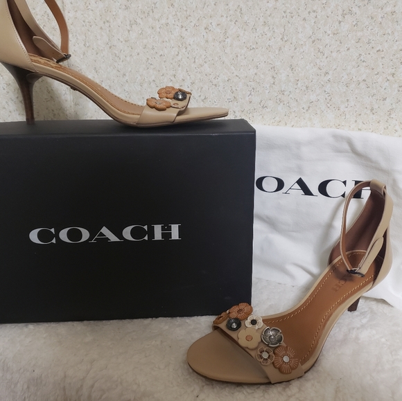 Coach | Shoes | Coach Tea Rose Sandel | Poshmark